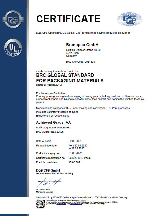 Quality at the highest level – Blechrein is once again BRC-certified ...